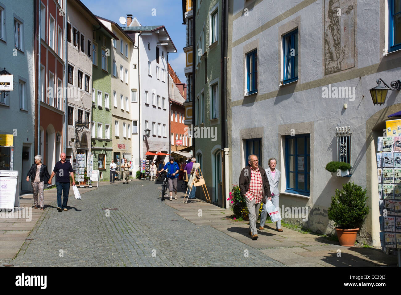 Fuessen Allgaeu Bavaria Germany Stock Photo - Alamy