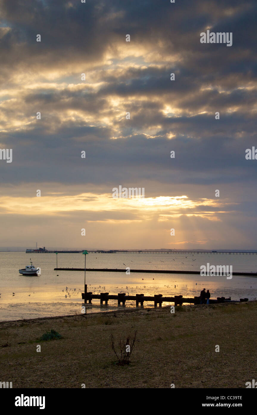 The beach at Shoeburyness, Southend, Essex Stock Photo - Alamy