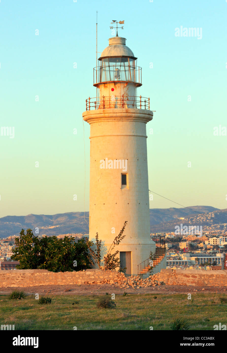 The Lighthouse of Paphos, Cyprus Stock Photo - Alamy