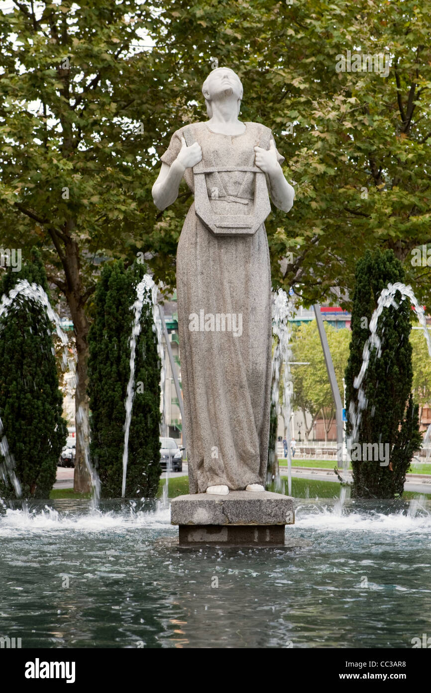 Statue, Bilbao, Spain Stock Photo - Alamy