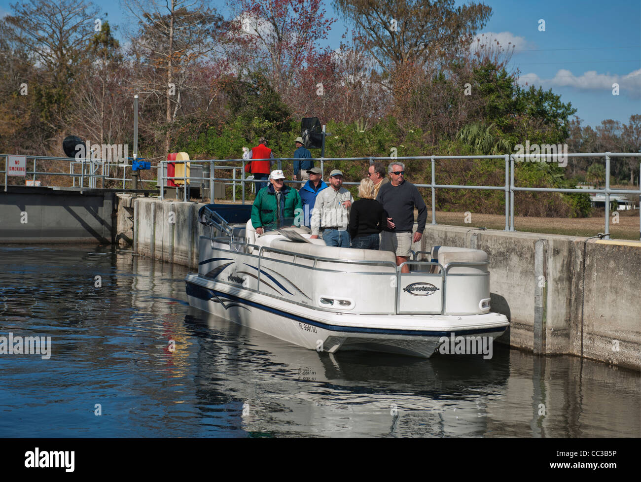 St. Johns Water River Management District Locking through the Burrell ...
