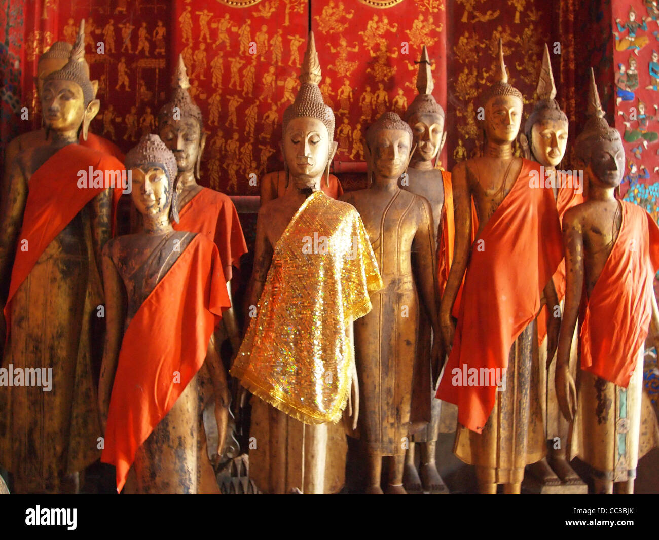 Buddhist Statues, Luang Prabang, Laos Stock Photo - Alamy