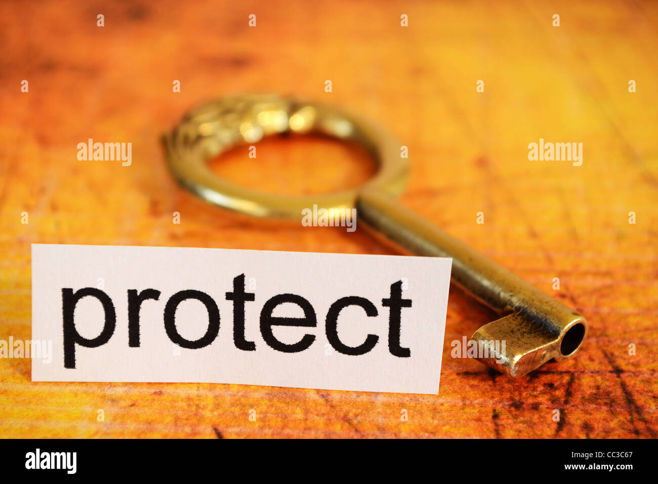 Word protect concept written hi-res stock photography and images - Alamy