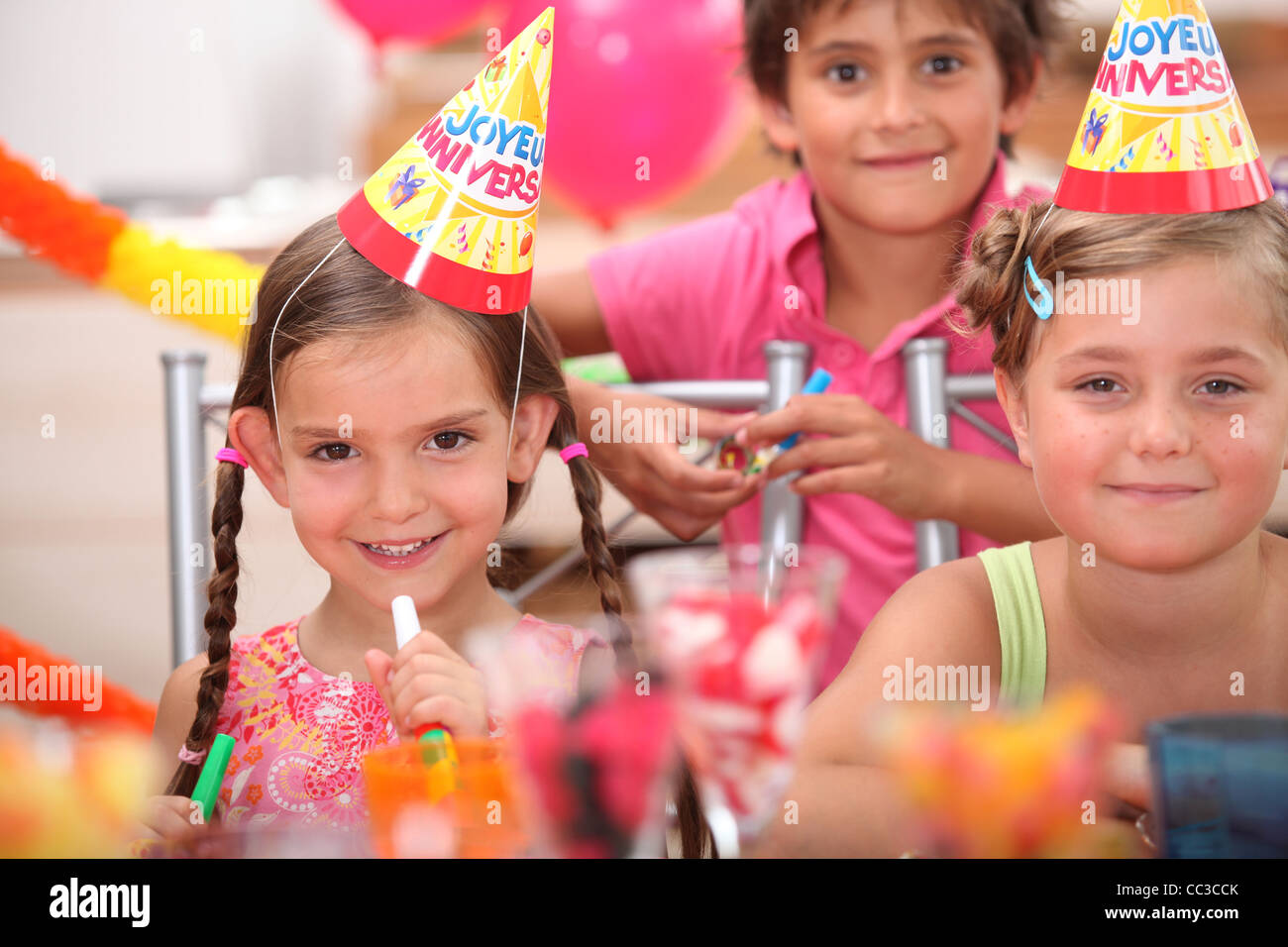 Children's birthday party Stock Photo - Alamy