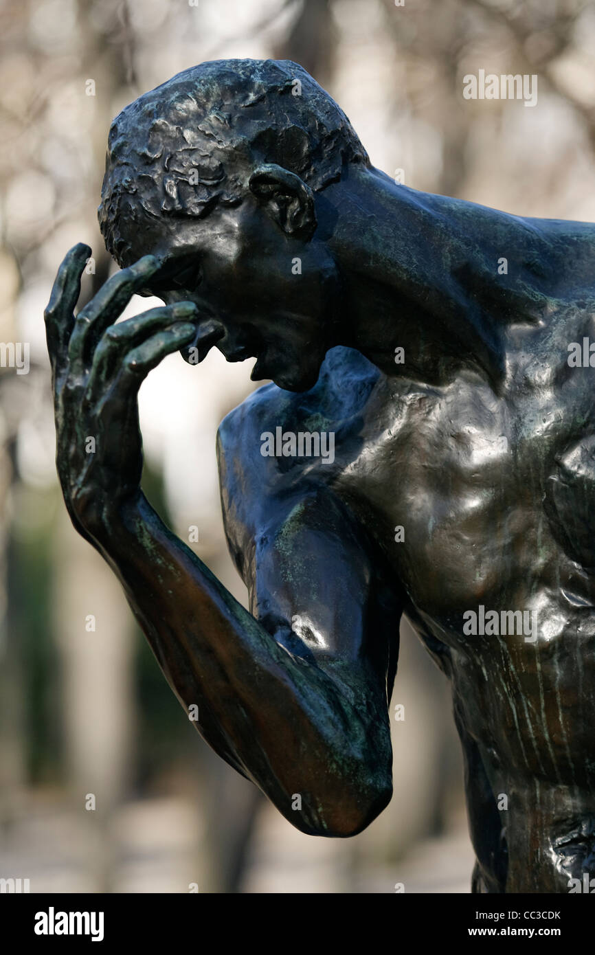 Statue in garden of Rodin Museum, Paris, France Stock Photo - Alamy