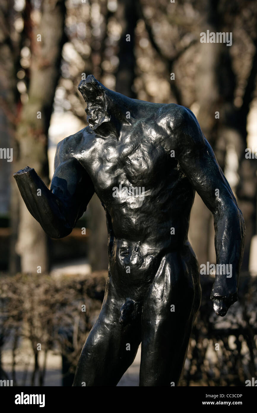 Statue in garden of Rodin Museum, Paris, France Stock Photo - Alamy