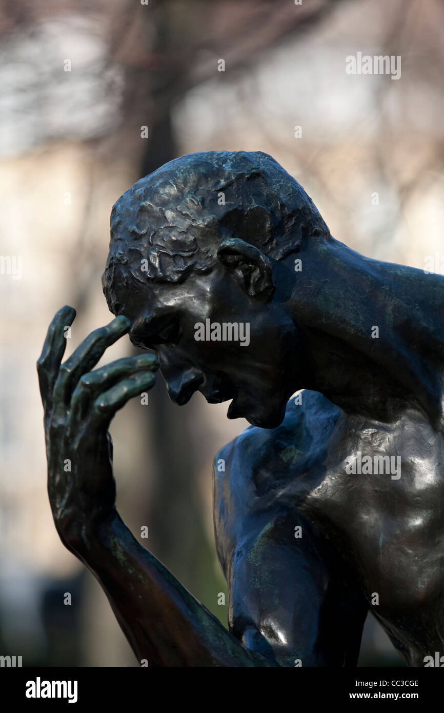 Statue in garden of Rodin Museum, Paris, France Stock Photo - Alamy