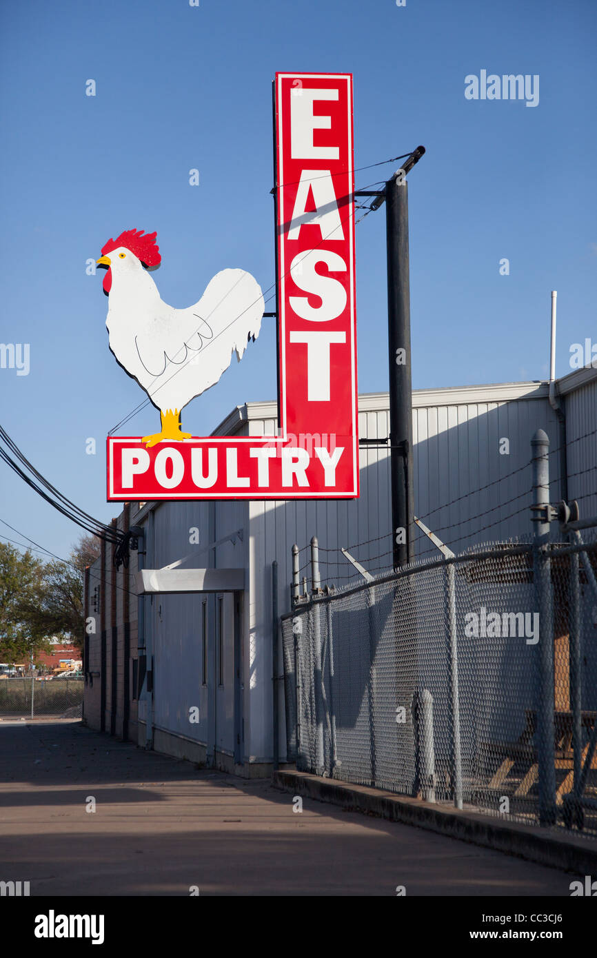 East Austin Poultry Factory Stock Photo - Alamy