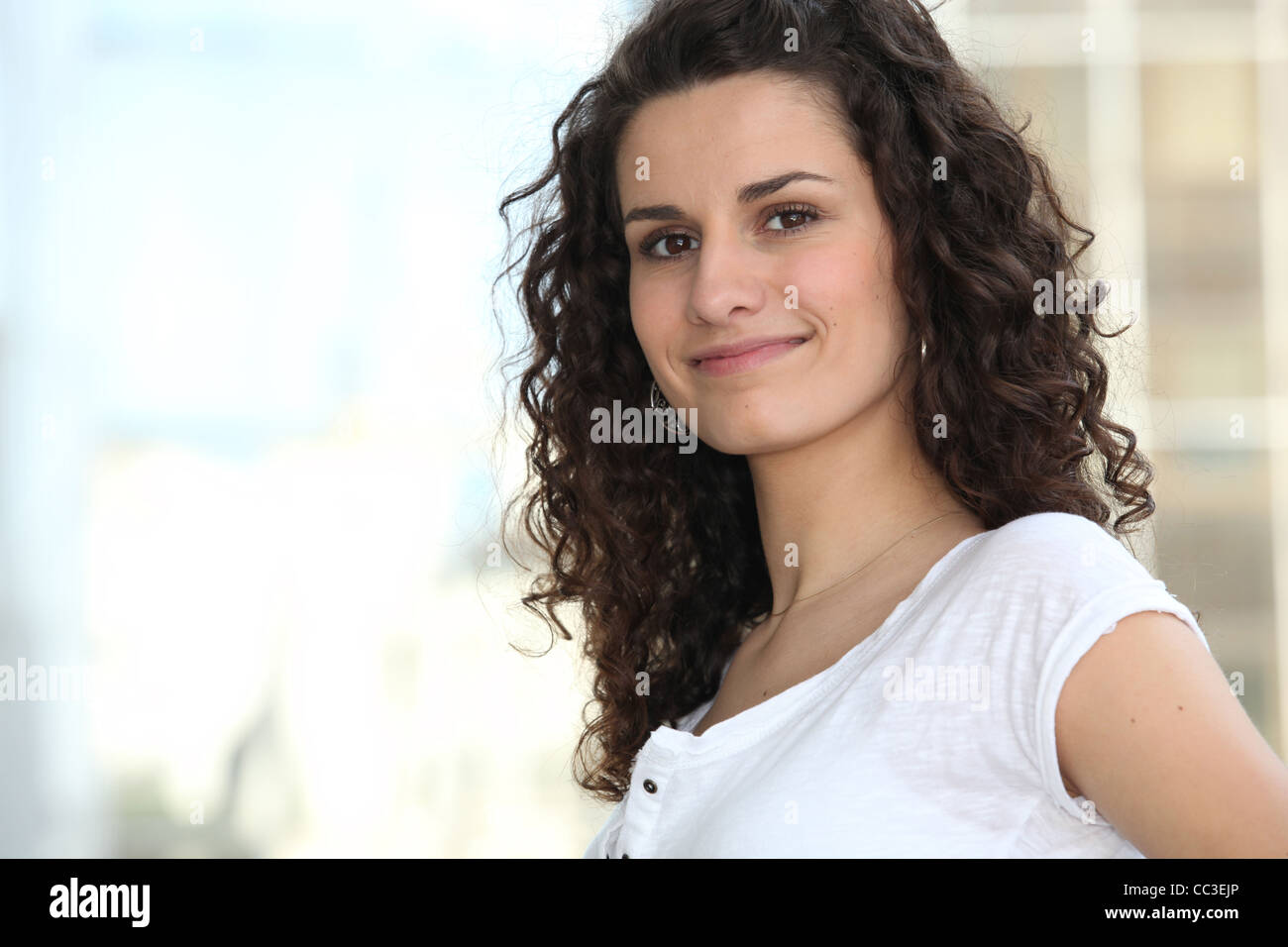 Portrait of a pretty woman Stock Photo - Alamy
