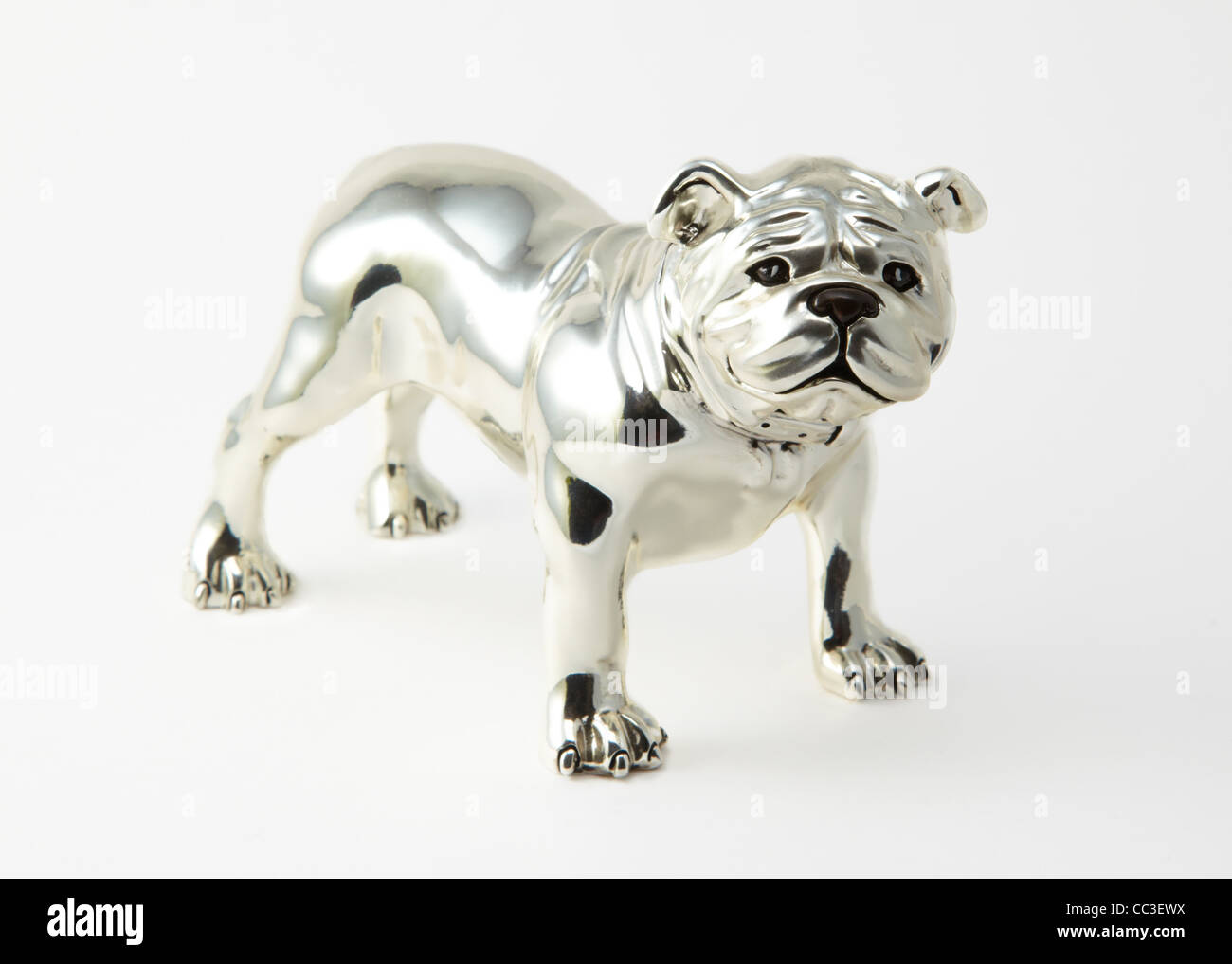 Steel dog figurine Stock Photo - Alamy