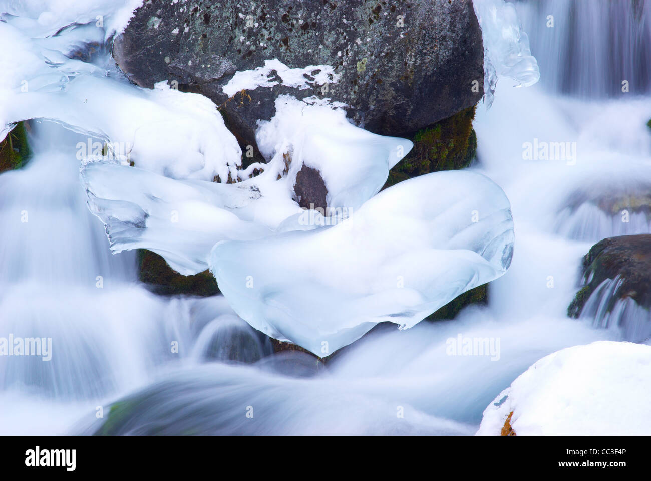 Water and ice Stock Photo - Alamy