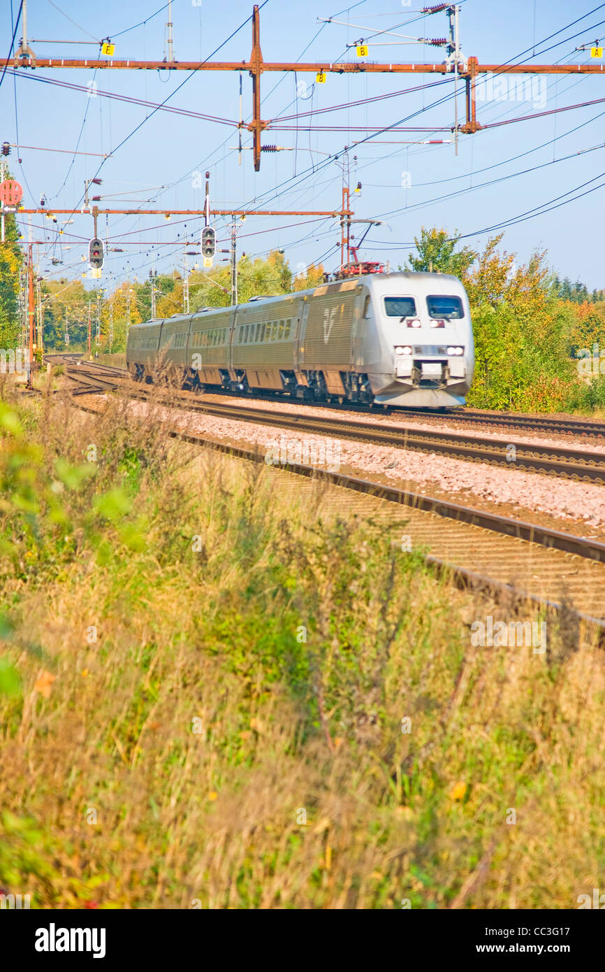 High speed train Stock Photo - Alamy