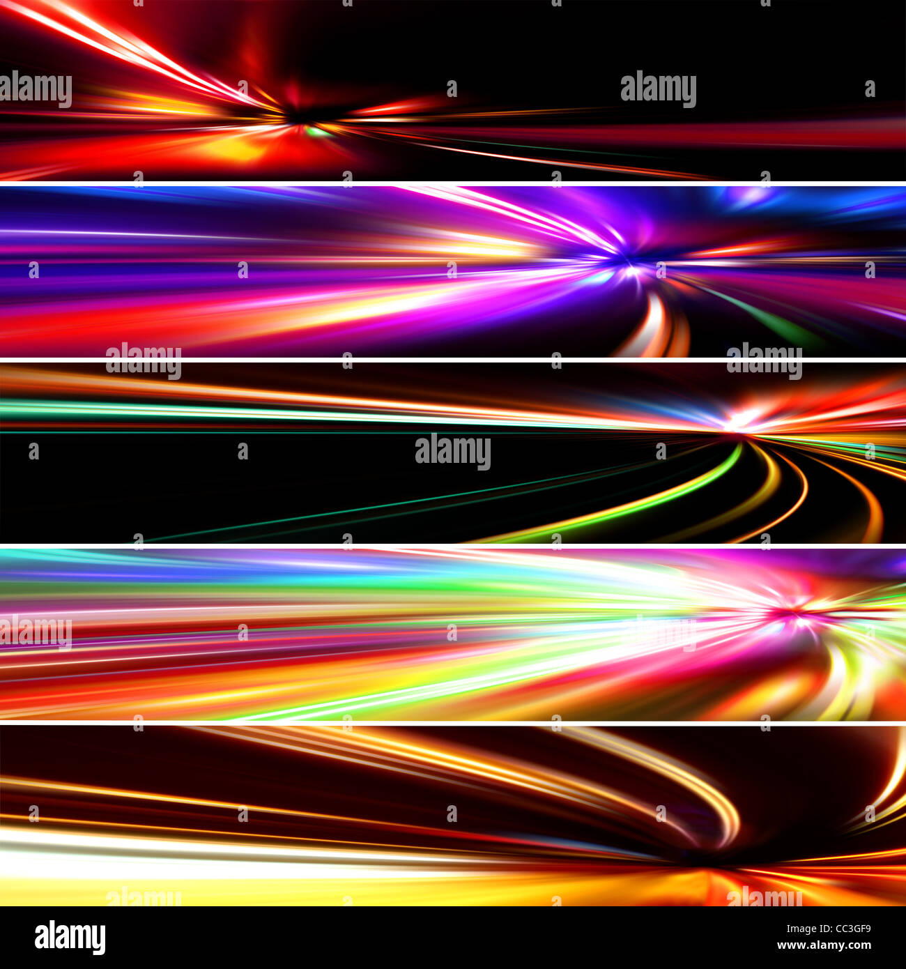 set colorful banners Stock Photo - Alamy