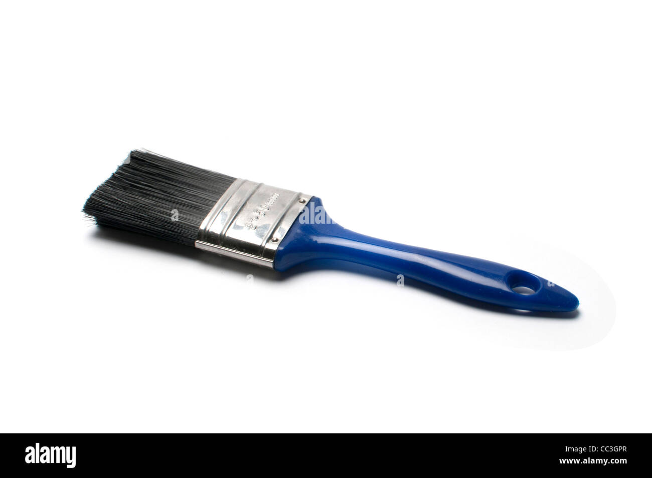 A blue paintbrush Stock Photo - Alamy