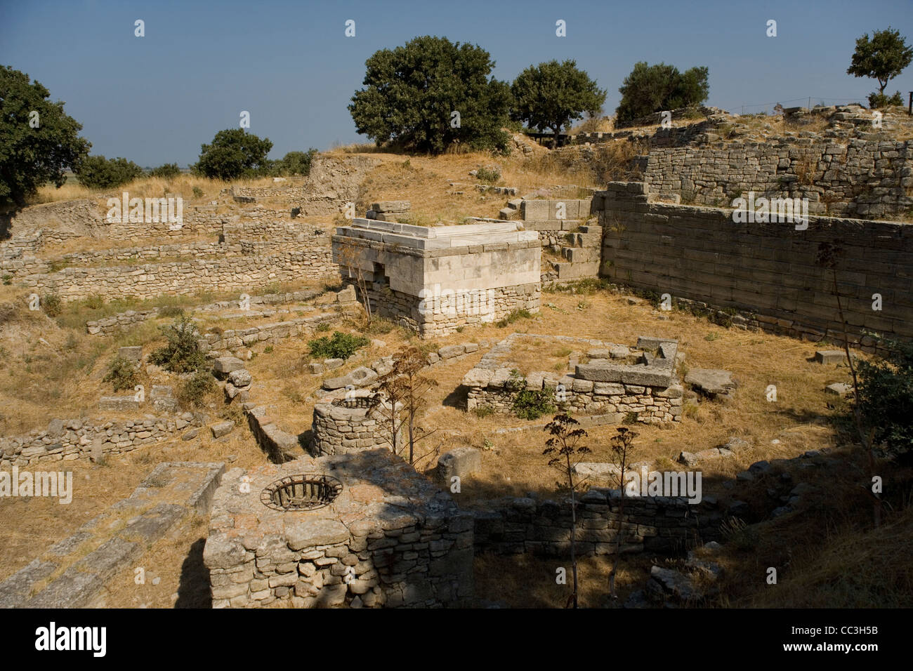 The archaeological site of Troy, Turkey Stock Photo - Alamy