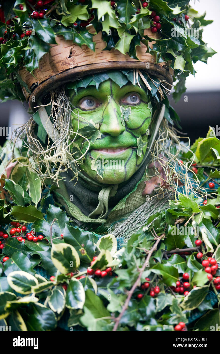 Green man pagan hi-res stock photography and images - Alamy