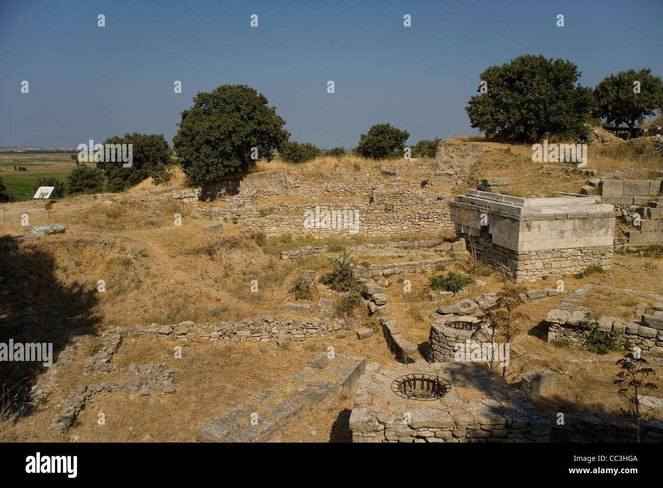 The archaeological site of Troy, Turkey Stock Photo - Alamy