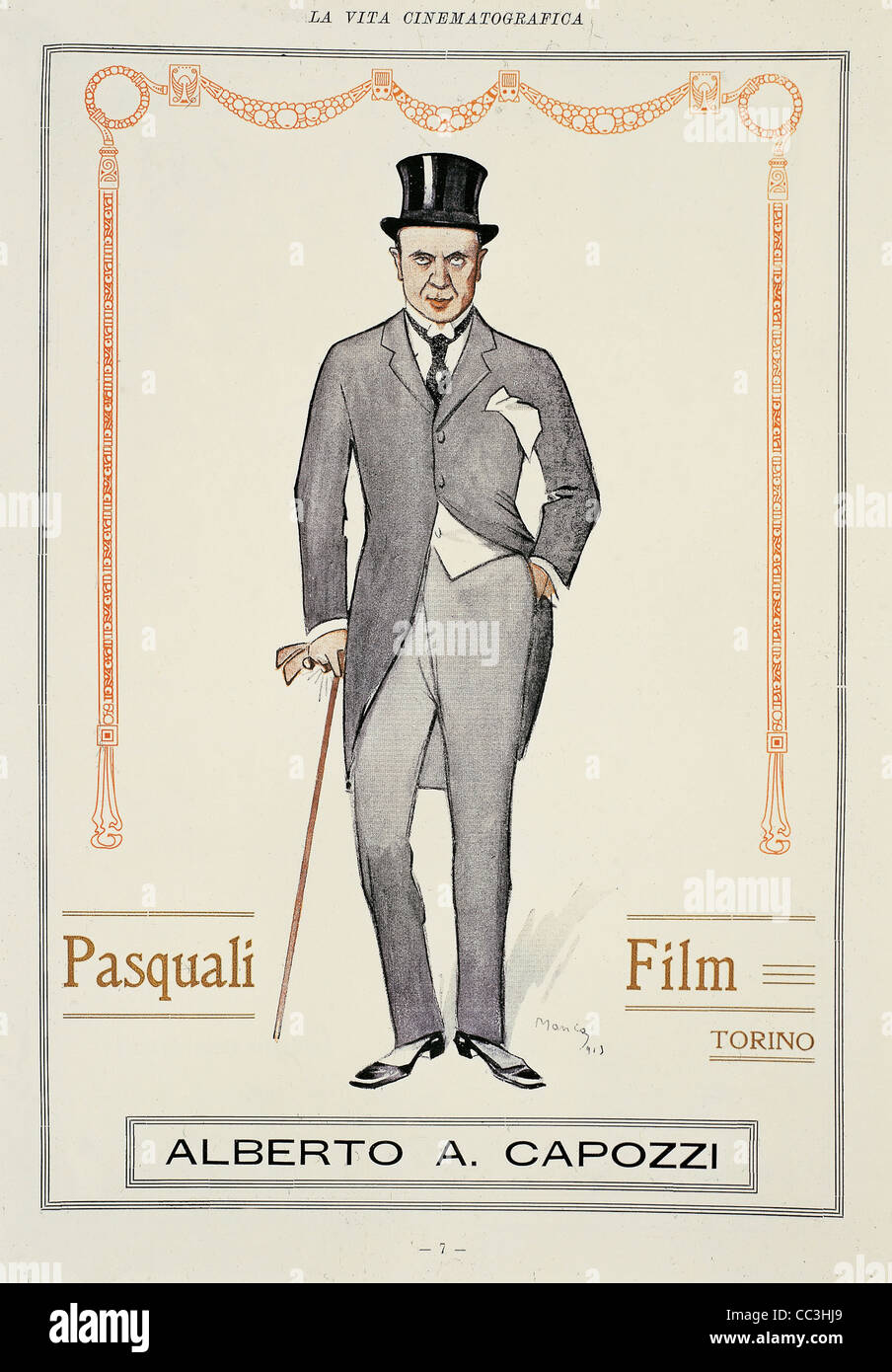 Alberto Capozzi (Genoa 1886 - Rome, 1945), Italian Actor And Voice ...