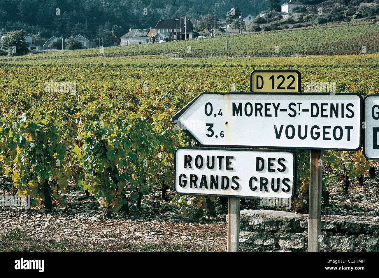 France - Burgundy - Road Signs Stock Photo - Alamy
