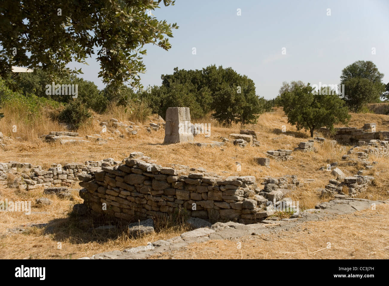 The archaeological site of Troy, Turkey Stock Photo - Alamy