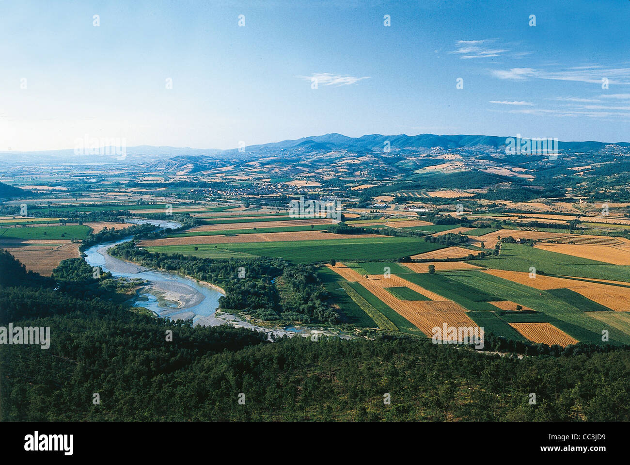 Lazio Upper Tiber Valley Stock Photo - Alamy