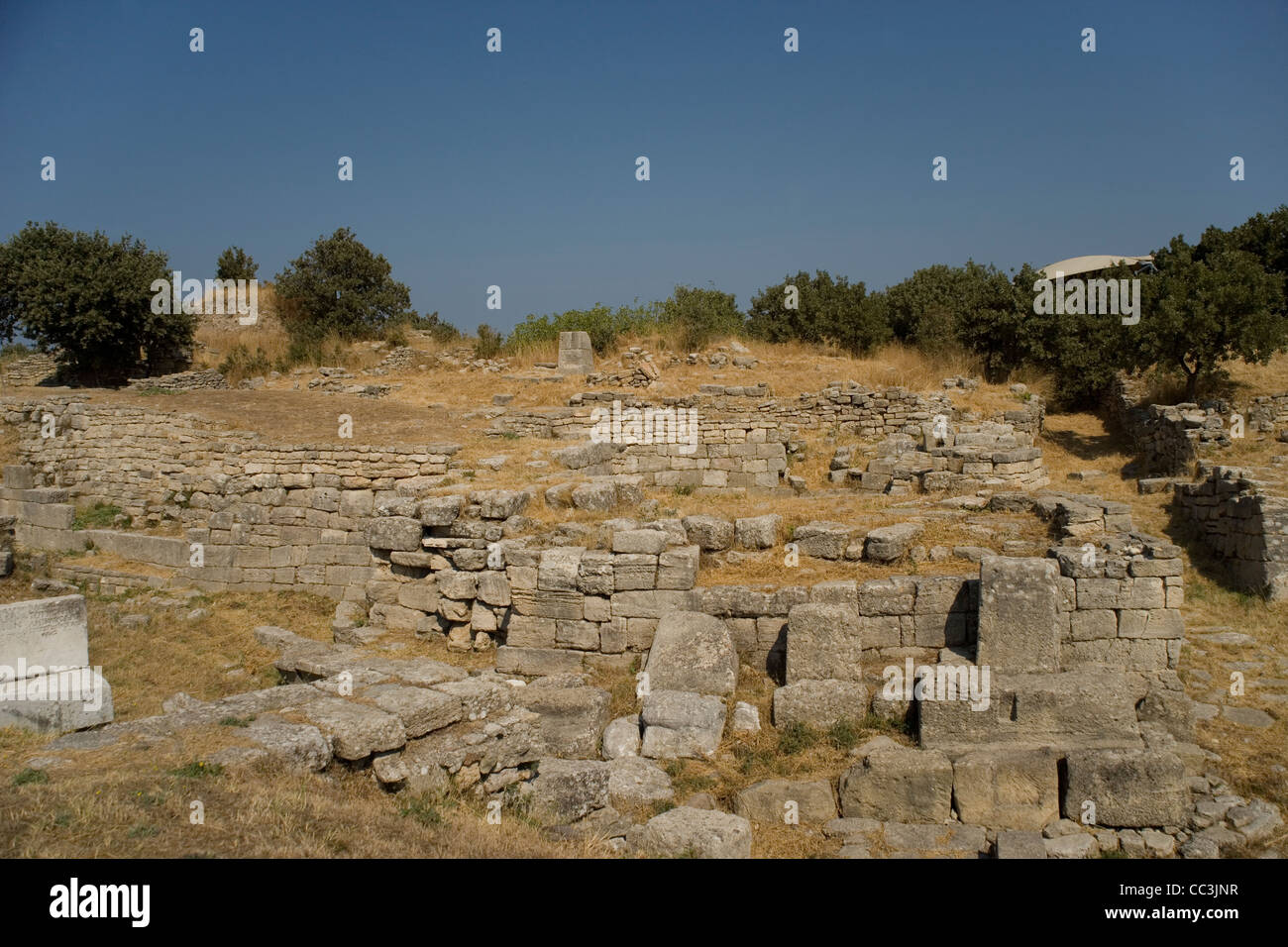 The archaeological site of Troy, Turkey Stock Photo - Alamy