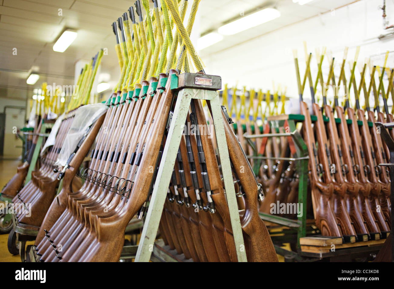 Production of small arms in Ceska zbrojovka a.s, Uhersky Brod (CZUB ...