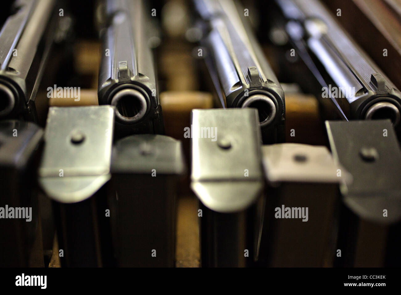 Production of small arms in Ceska zbrojovka a.s, Uhersky Brod (CZUB ...