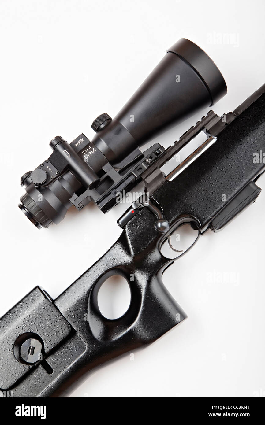 Sniper rifle CZ 750 S1M1, Meopta riflescope, sniperscope. Production of ...