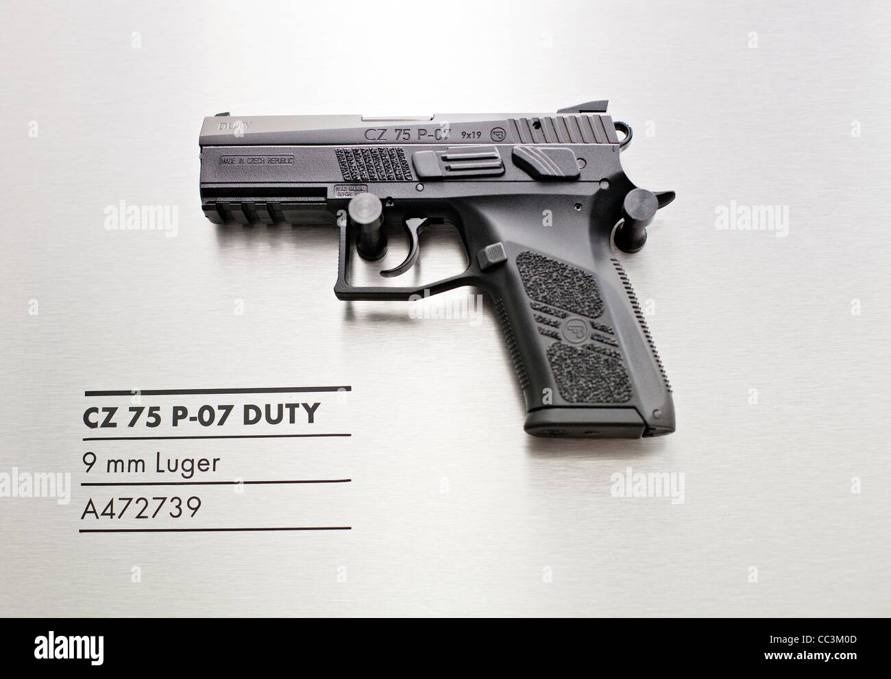 Pistol,CZ 75 P-07 DUTY, Exhibiton of CZUB weapons at their hole of ...