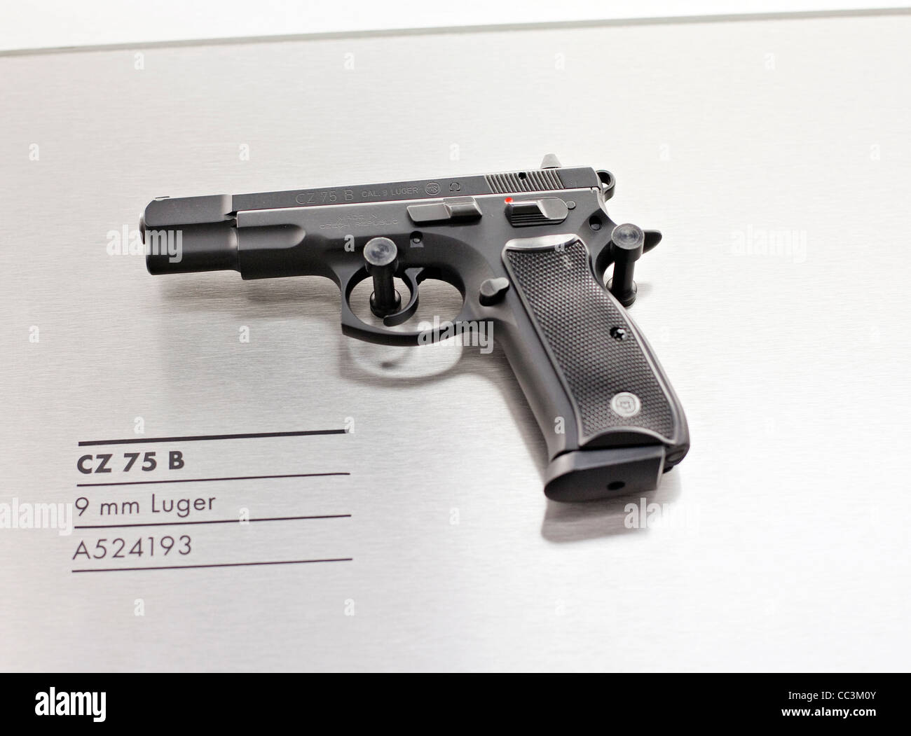Pistol,CZ 75 B, Exhibiton of CZUB weapons at their hole of glory in ...