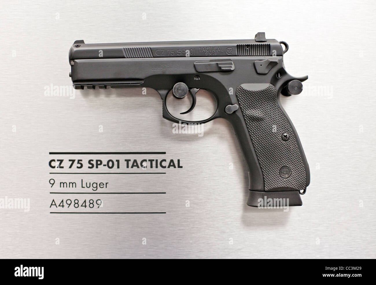Pistol,CZ 75 SP-01 TACTICAL, Exhibiton of CZUB weapons at their hole of ...