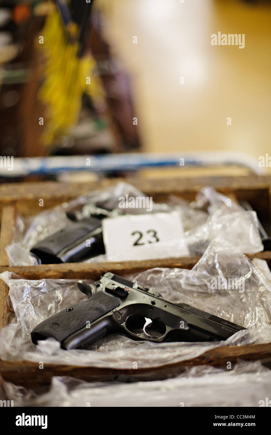 Production of small arms in Ceska zbrojovka a.s, Uhersky Brod (CZUB ...