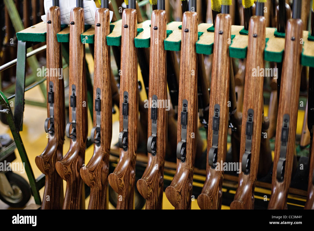 Production of small arms in Ceska zbrojovka a.s, Uhersky Brod (CZUB ...