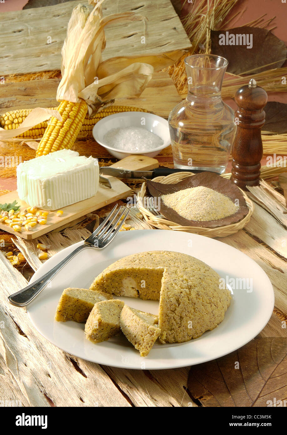 Kitchen: Polenta Taragna Stock Photo - Alamy