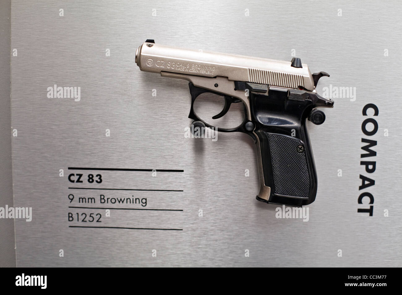 Pistol, CZ 83, Exhibiton of CZUB weapons at their hole of glory in ...