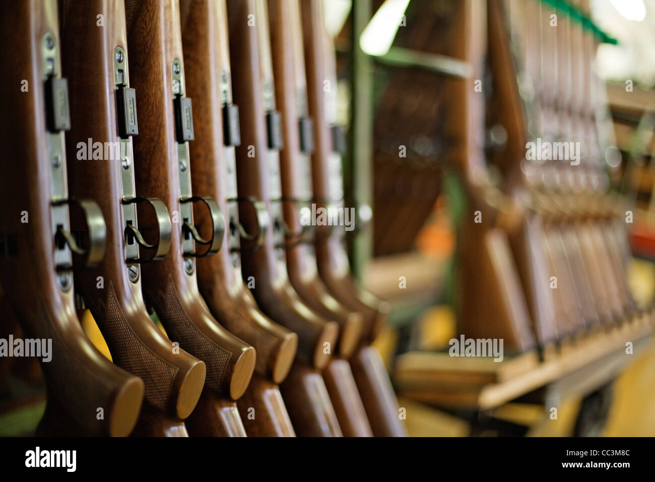 Production of small arms in Ceska zbrojovka a.s, Uhersky Brod (CZUB ...