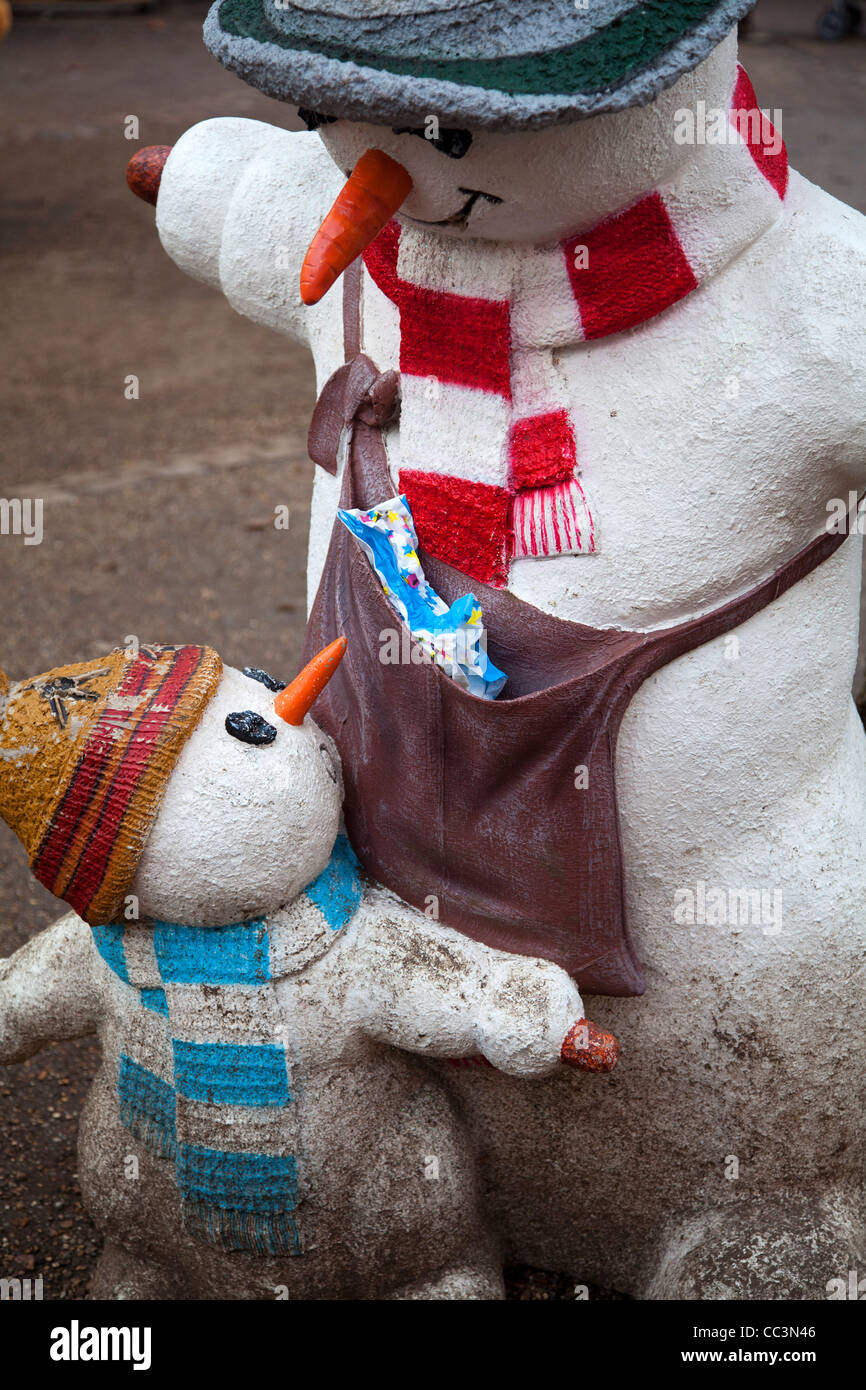 Winter Wonderland Snowman at Hyde Park - London UK Stock Photo - Alamy