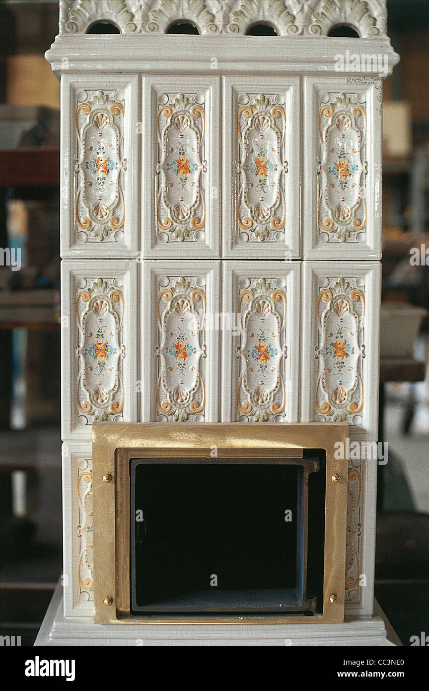 Piedmont Castellamonte Ceramic Heater Stock Photo - Alamy