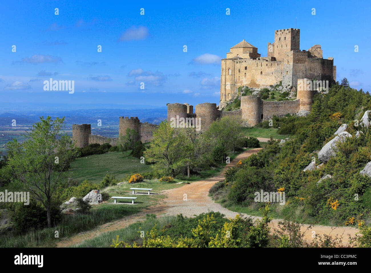 Loarre Castle, Aragon, Spain Stock Photo - Alamy