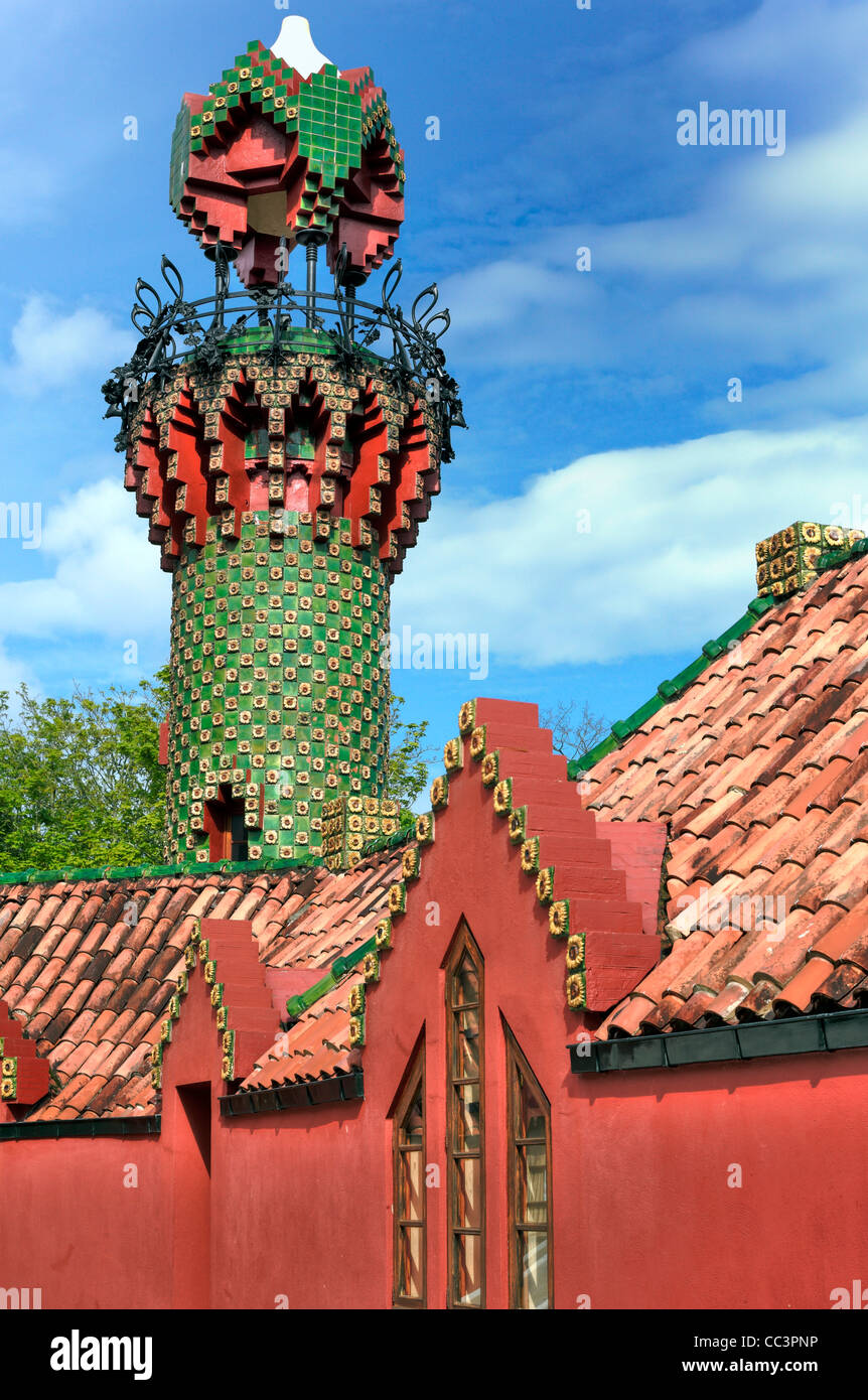 El Capricho, a building by Antoni Gaudi, Comillas, Cantabria, Spain ...
