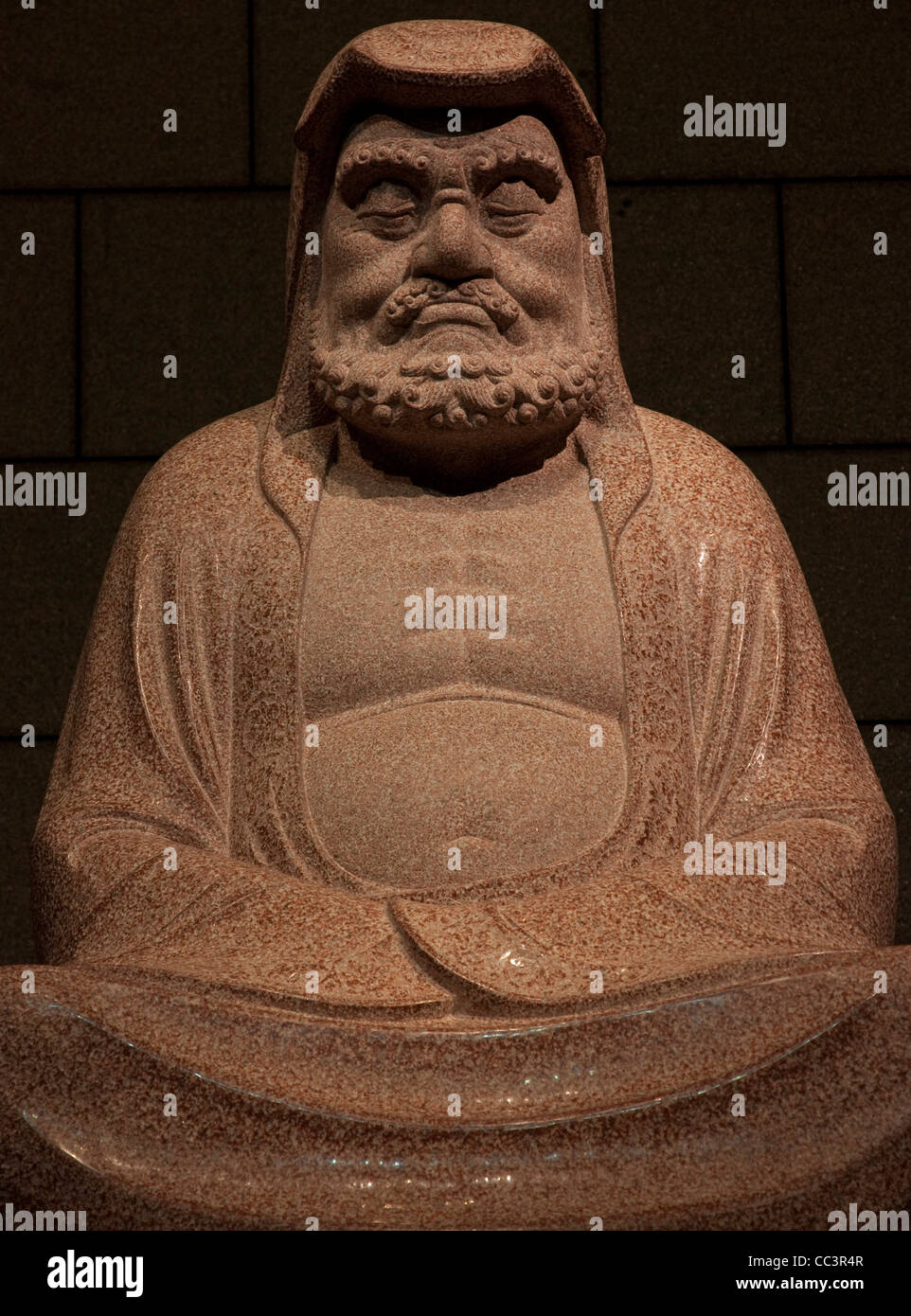 Statue of a Dharma Monk at Chung Tai Chan Monastery at Taichung Taiwan ...