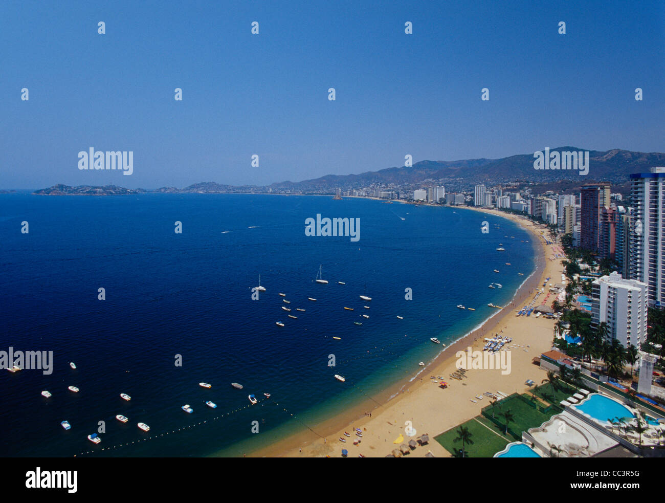 View of Acapulco Bay Stock Photo - Alamy