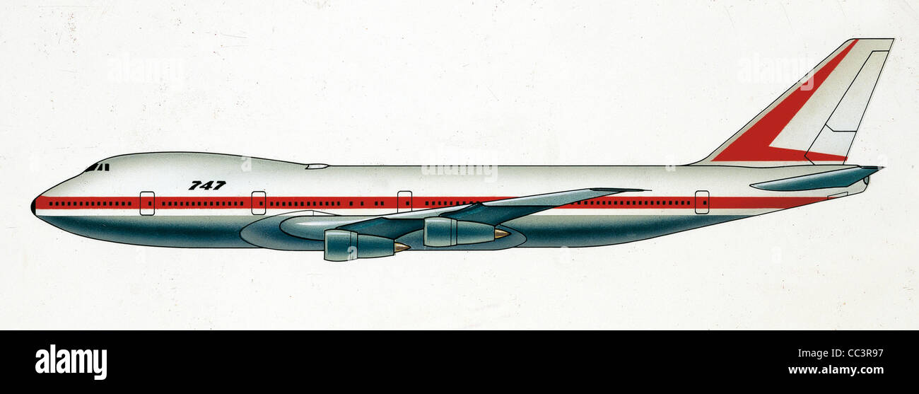 Planes: Boeing 747 Jumbo Jet Design Stock Photo - Alamy