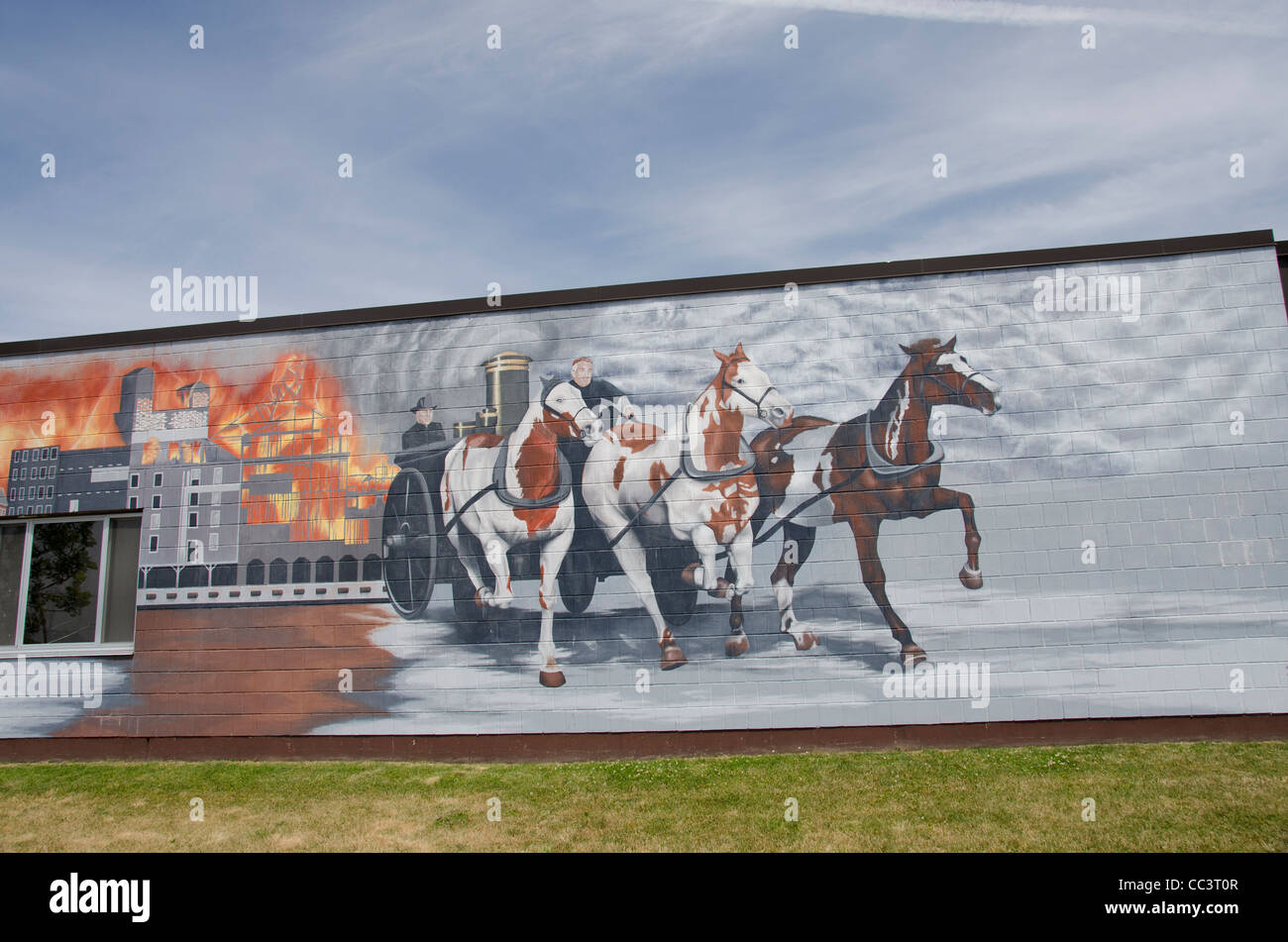Fire station mural hi-res stock photography and images - Alamy