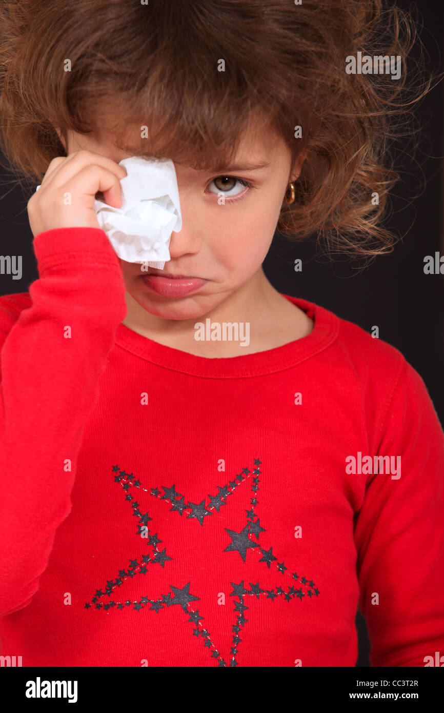 little girl crying Stock Photo - Alamy