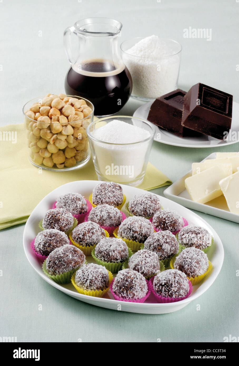 Cuisine: Coffee Bonbon Stock Photo - Alamy