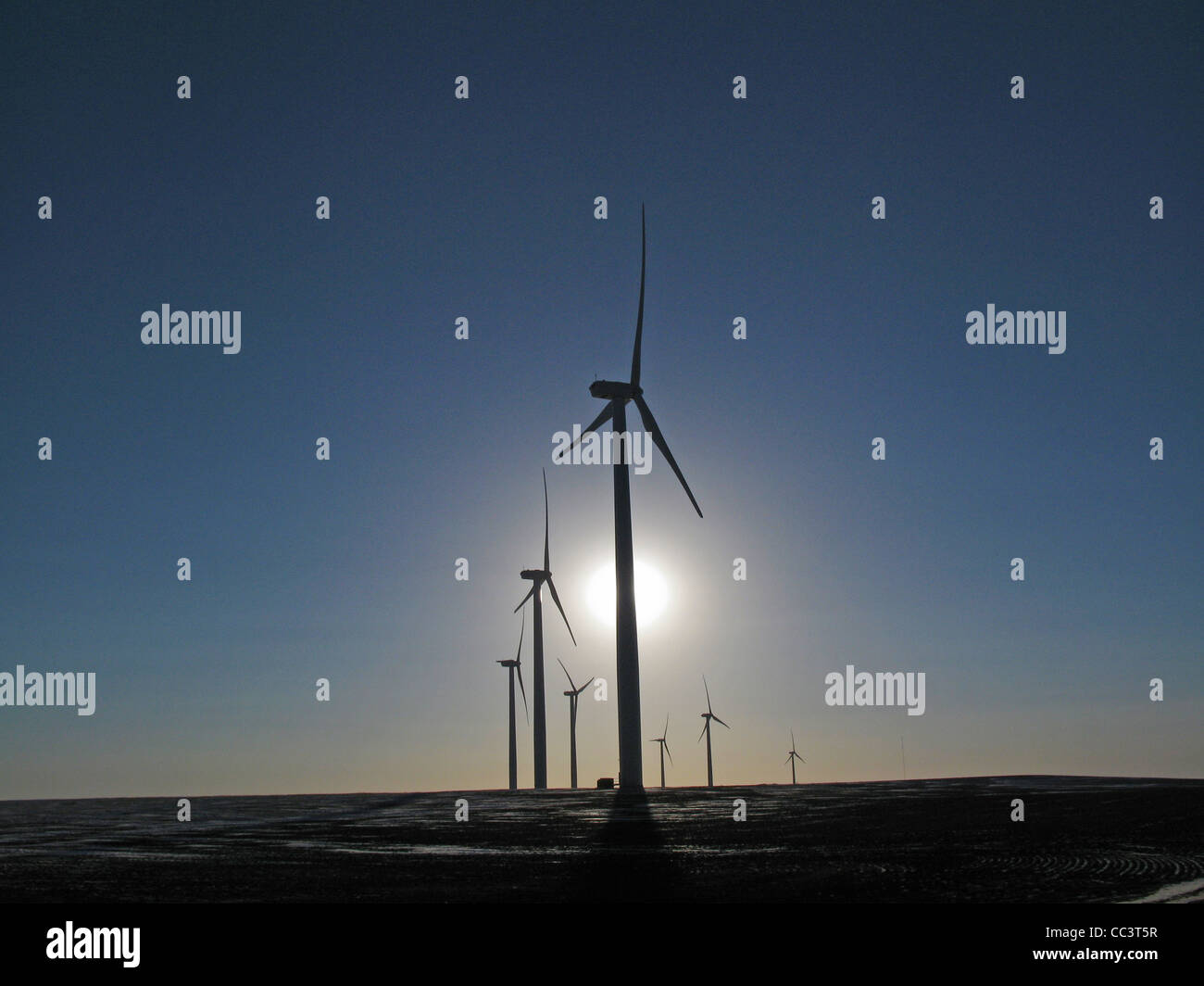 wind turbine farm Stock Photo - Alamy