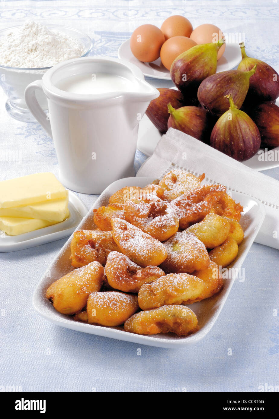 Cuisine: Fried Figs Stock Photo - Alamy