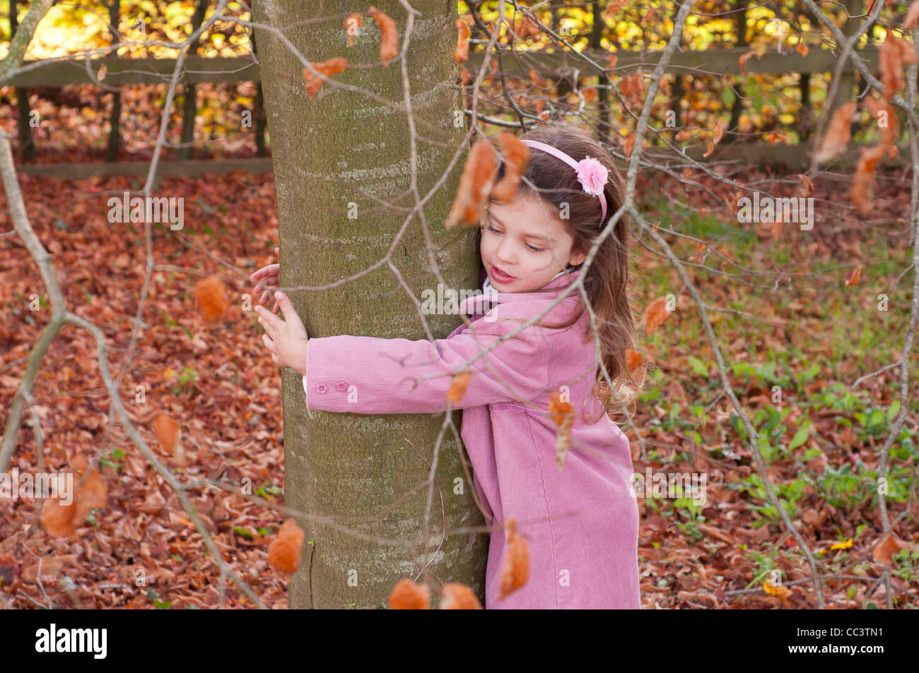 Tree hugger girl hi-res stock photography and images - Alamy